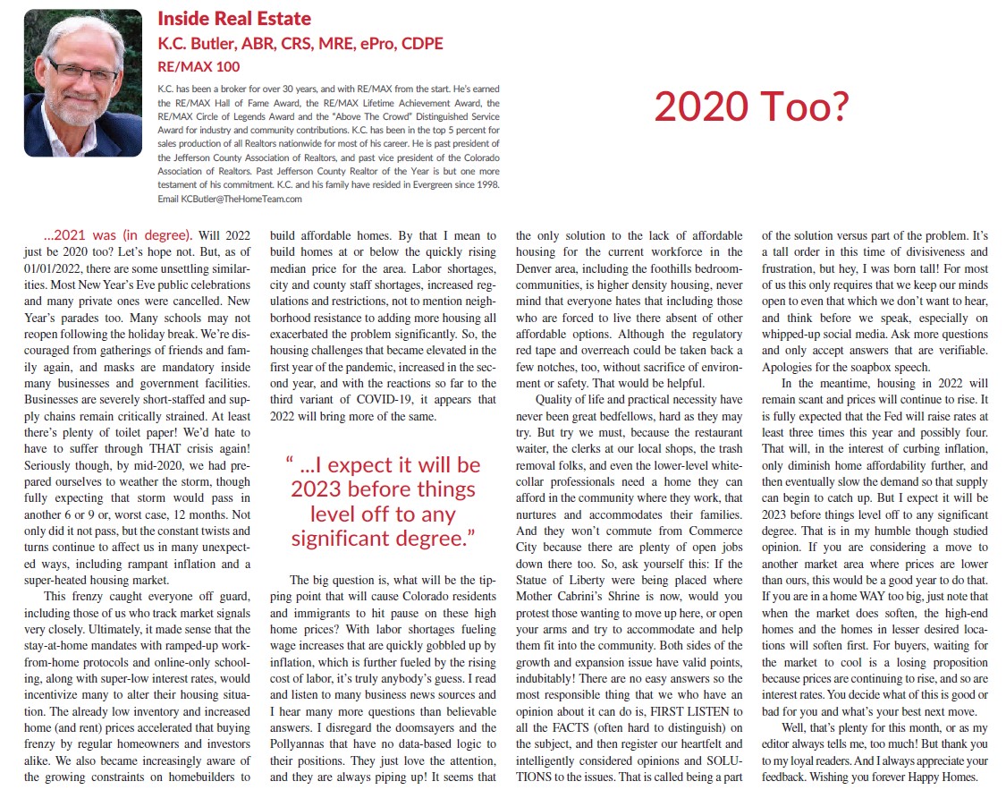 2020 Too? - The Home Team